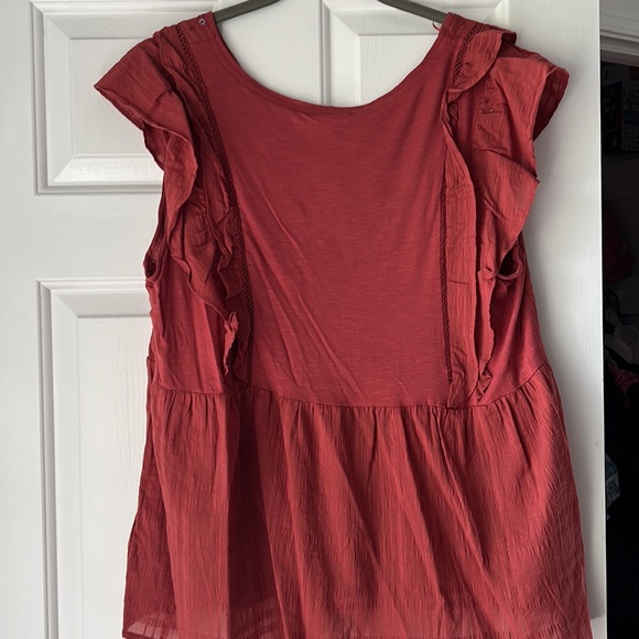 Knox Rose | Tops | Rust Colored Top | Poshmark